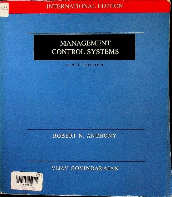 Management Control Systems - W opisie | Książka w Empik
