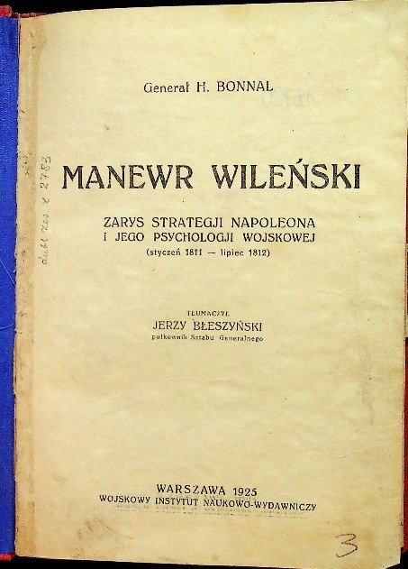 Manewr wileński 1925 r. - W opisie | Książka w Empik
