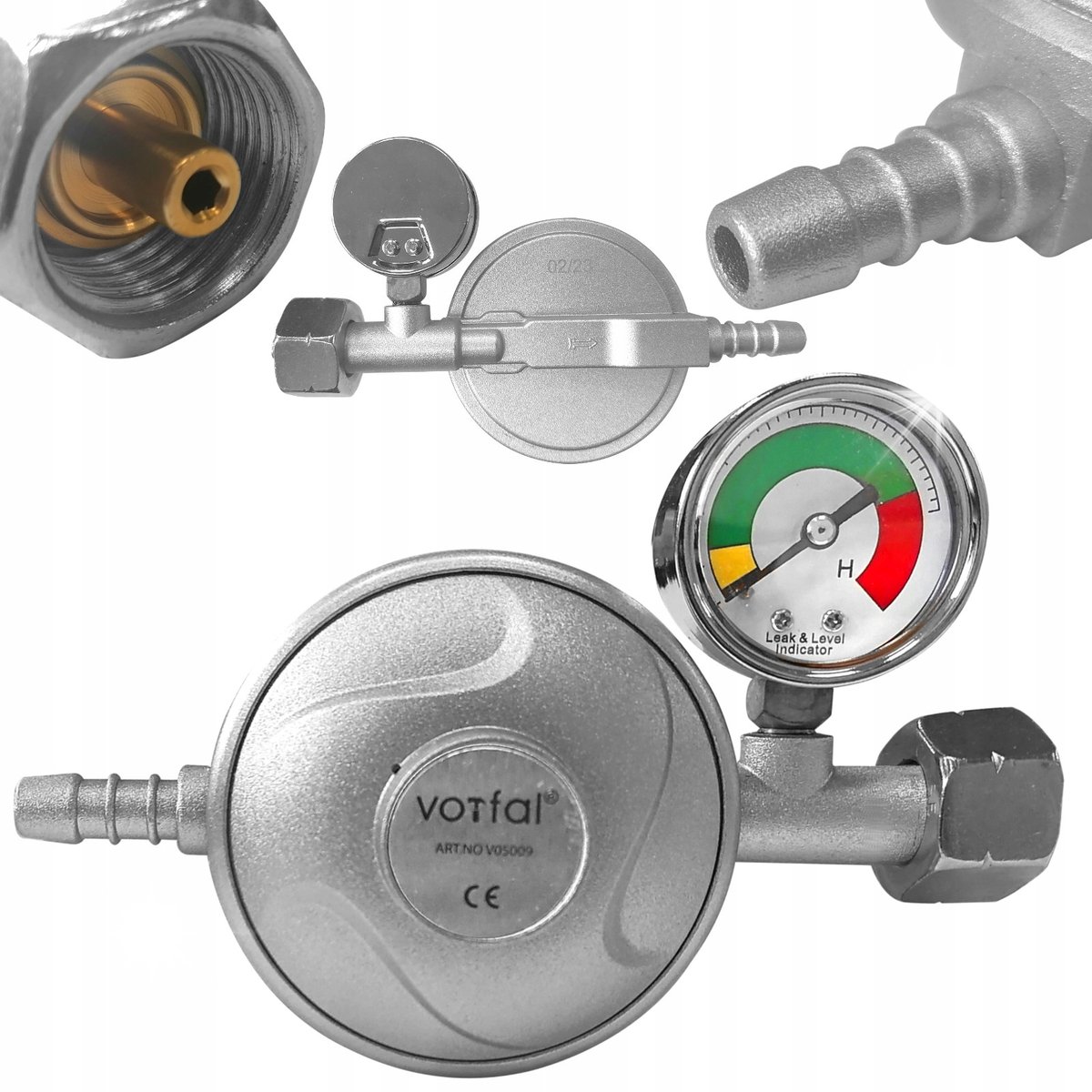 MANOMETR REDUKTOR NA WĄŻ GAZOWY GAZU BUTLI 11 KG - Inna marka | Sport Sklep EMPIK.COM