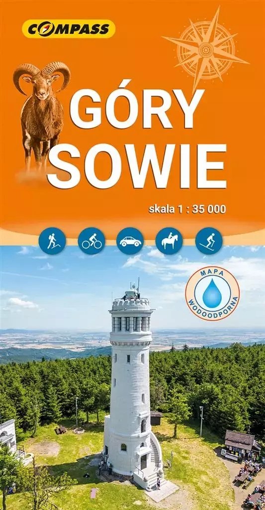 Mapa Góry Sowie llaminowana - Opracowanie zbiorowe | Książka w Empik
