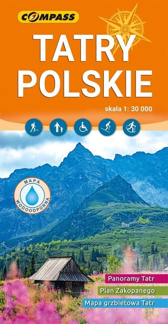 Mapa - Tatry Polskie 1:30 000 - Opracowanie zbiorowe | Książka w Empik