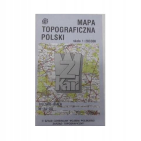Mapa Topograficzna Polski Bielsko-Biała - Opracowanie zbiorowe ...
