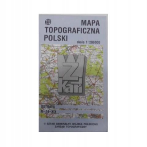 Mapa topograficzna Polski Ostrava - Opracowanie zbiorowe | Książka w Empik