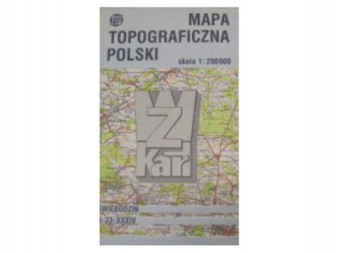 Mapa Topograficzna Polski Świebodzin - Opracowanie zbiorowe | Książka w ...