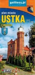 Mapa - Ustka, Rowy i okolice 1:10 000 w.2023 - Opracowanie zbiorowe ...