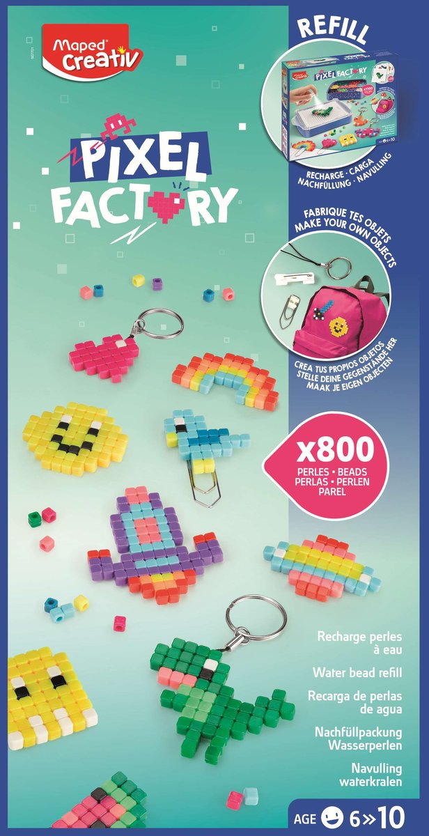 Maped, koraliki wodne creativ pixel zestaw uzupełniający - Maped ...