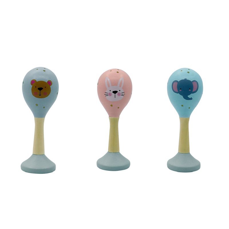 Marakas dla dzieci, drewniany, Askato - ASKATO | Sklep EMPIK.COM