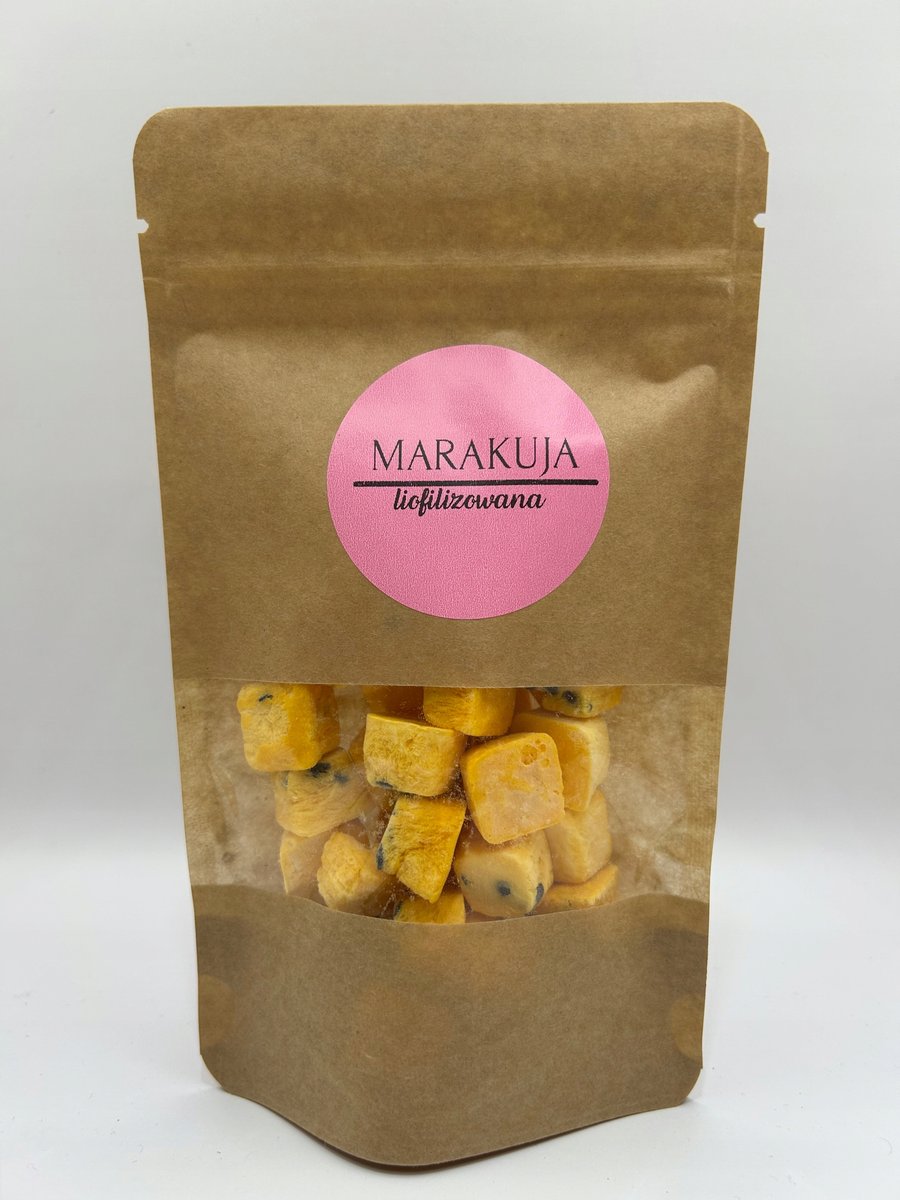 MARAKUJA LIOFILIZOWANA KOSTKA 500G ZDROWE OWOCE LIOFILIZOWANE ...