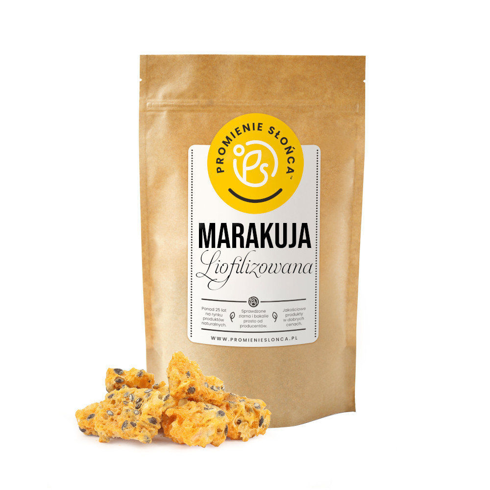 Marakuja liofilizowana segmenty 30 g - PROMIENIE SŁOŃCA | Sklep EMPIK.COM