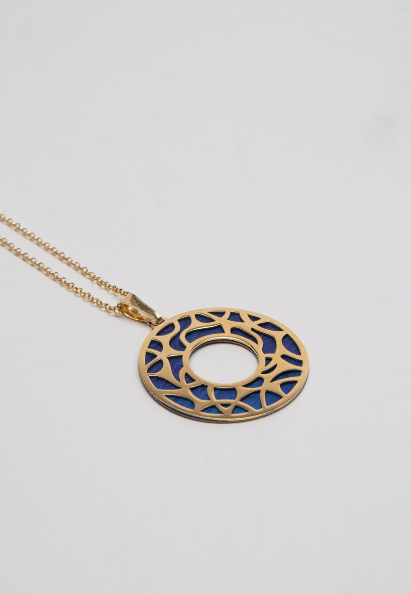 Marasimsim Naszyjnik z tytanem niebieskim - MARASIMSIM | Moda Sklep EMPIK.COM