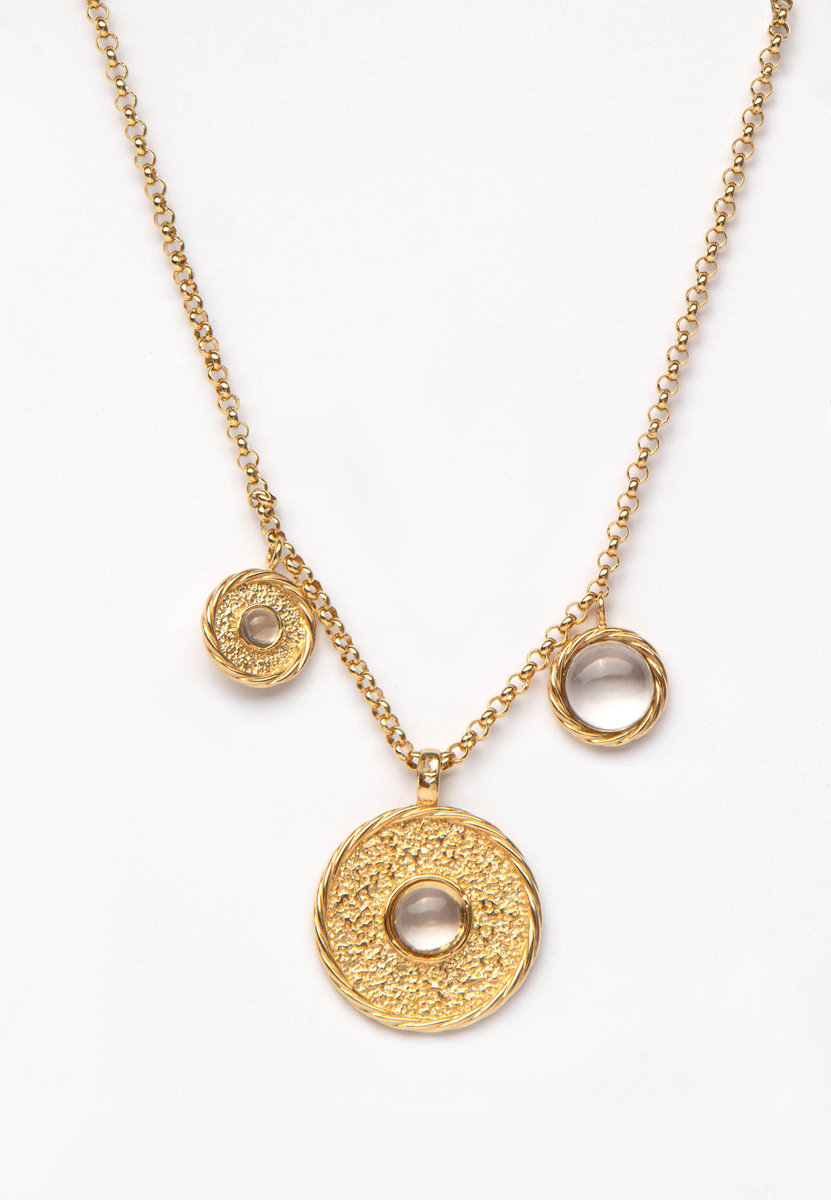 Marasimsim Naszyjnik z zawieszkami z kryształem górskim - MARASIMSIM | Moda Sklep EMPIK.COM