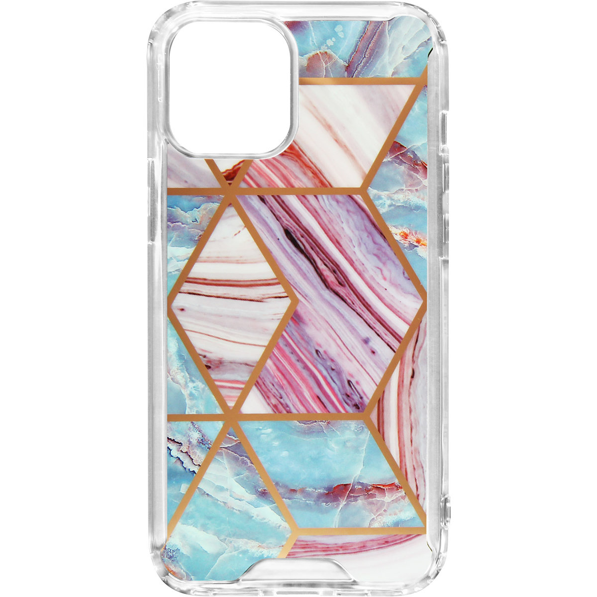 Marble Case Do Iphone 12 / 12 Pro Hybrid Ze Wzmocnionymi Rogami W ...