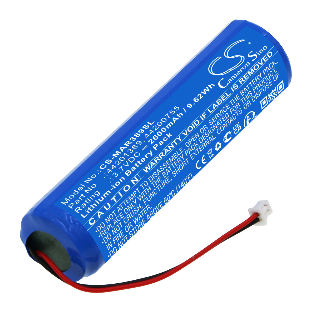Mares Icon Hd / 44201389 2600Mah 9.62Wh Li-Ion 3.7V (Cameron Sino ...