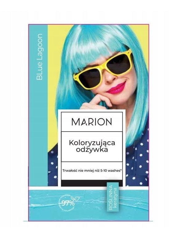 Marion Koloryzująca odżywka do włosów Lazur Blue Lagoon, 35 ml | Sklep ...