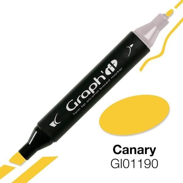 Marker alkoholowy Graph'it 1190 Canary - Graph it Yellow - Inna marka ...