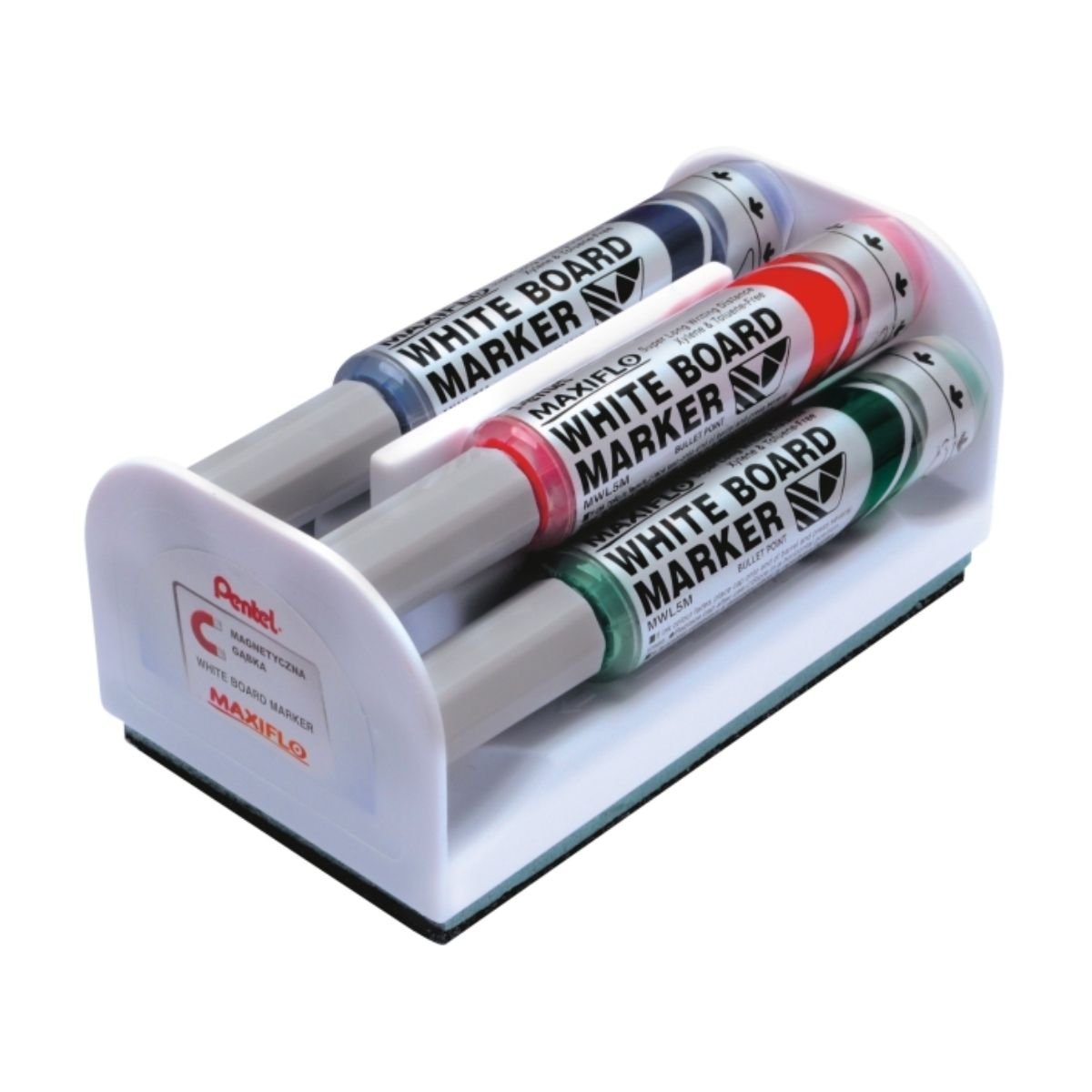 Marker do tablic suchościeralnych Pentel Maxiflo MWL5M mix 4 kolorów ...