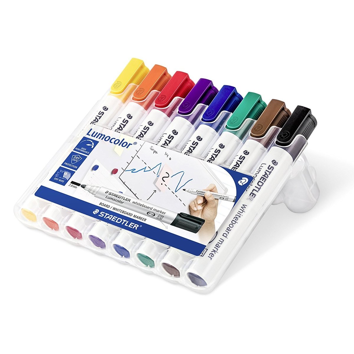 Marker Lumocolor whiteboard 8 kolorów - Staedtler | Sklep EMPIK.COM