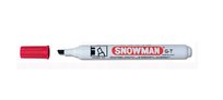 Marker Permanentny Snowman Czerwony - SNOWMAN | Sklep EMPIK.COM