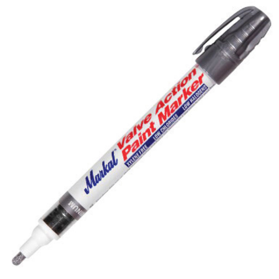 Marker przemysłowy, Markal Valve Action Paint, srebrny - MARKAL | Sklep ...