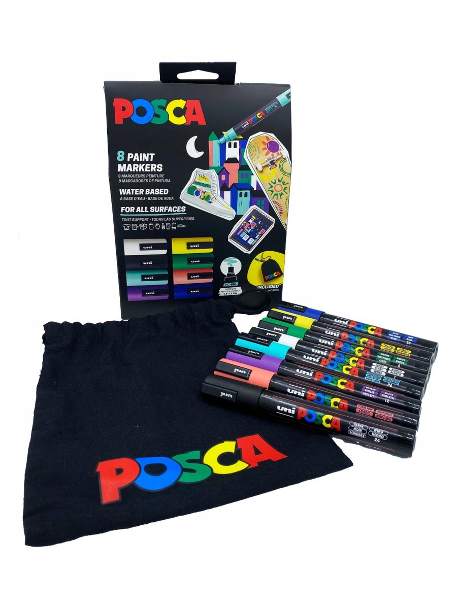 Markery akrylowe Posca PC-5M - POSCA | Sklep EMPIK.COM