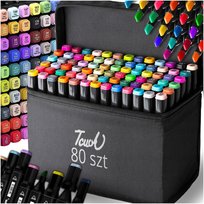 Markery Alkoholowe 168 Sztuk Flamastry Mazaki Dwustronne Pro Zestaw + Torba - Inna marka | Sklep ...