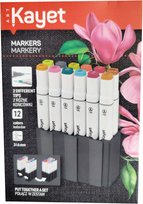 Markery mazaki flamastry Kayet 12 szt. - KAYET | Sklep EMPIK.COM