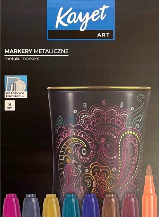 Markery Metaliczne 8 Szt. Kayet 2176 - KAYET | Sklep EMPIK.COM