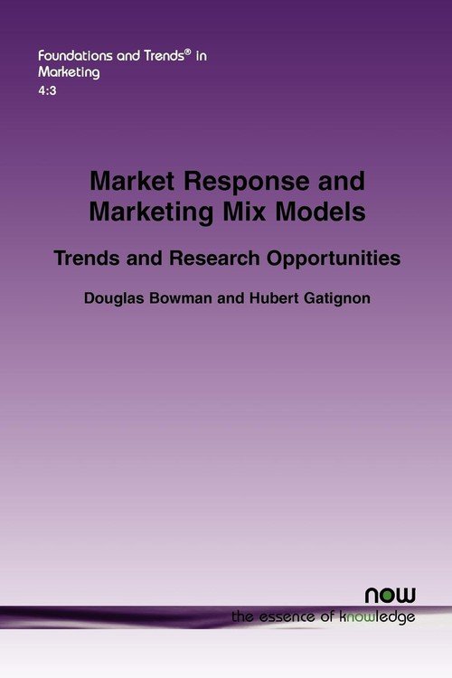 Market Response and Marketing Mix Models - Bowman Douglas | Książka w Empik