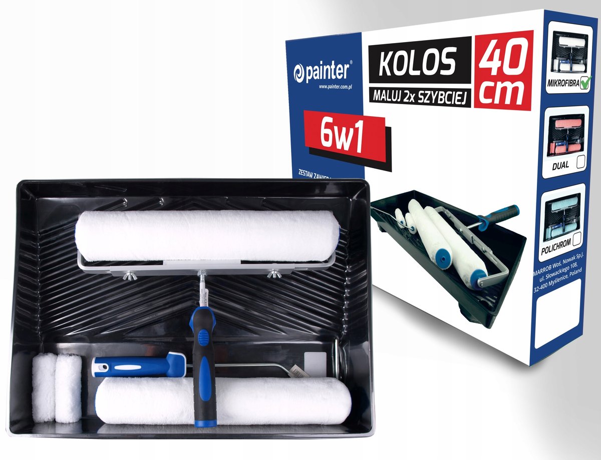 MARROB KOLOS zestaw 6w1 MIKROFIBRA 40cm - Painter | Sklep EMPIK.COM