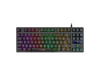 Mars Gaming MKTKLES, klawiatura do gier H-Mech, oświetlenie RGB 8 ...