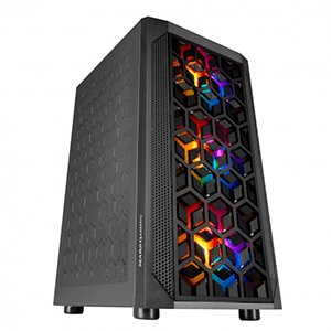 MARSGAMING MCMESH czarna, obudowa komputera do gier, Micro ATX ...
