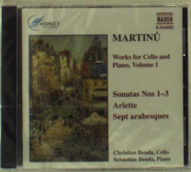 MARTINU WORKS FOR CELLO AND PN - Benda Sebastian | Muzyka Sklep EMPIK.COM