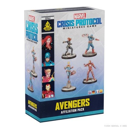 Marvel: Crisis Protocol - Avengers Affiliation Pack - ATOMIC MASS GAMES ...