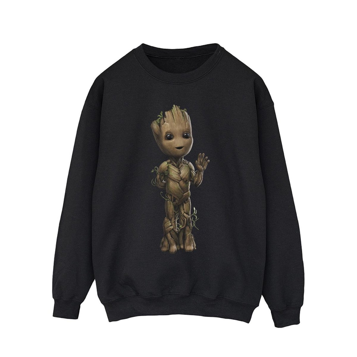 Marvel Męska Bluza I Am Groot Wave Pose (XXL (193cm) / Czarny) - Marvel ...