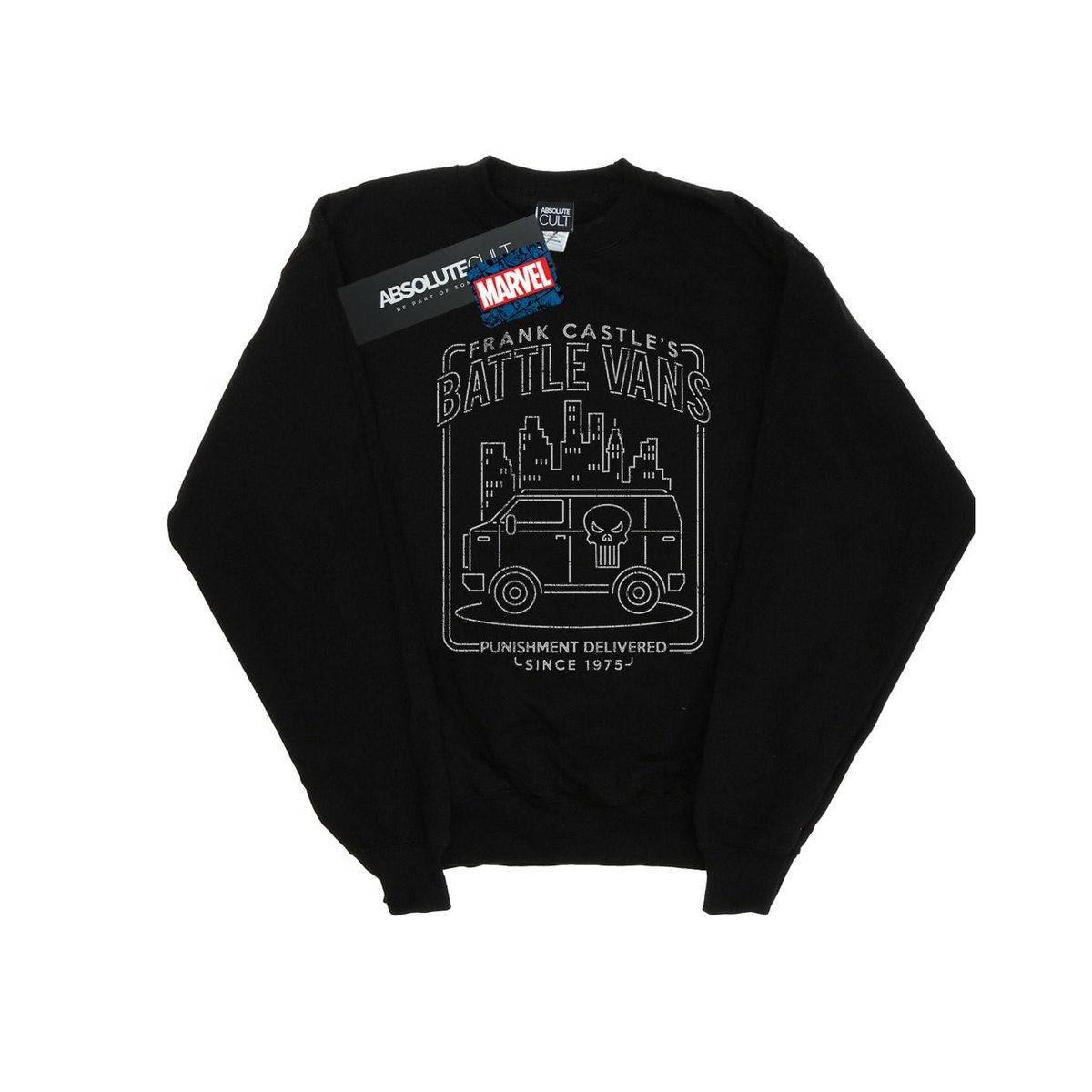 Marvel Męska Bluza The Punisher Frank Castle's Battle Vans (3XL ...