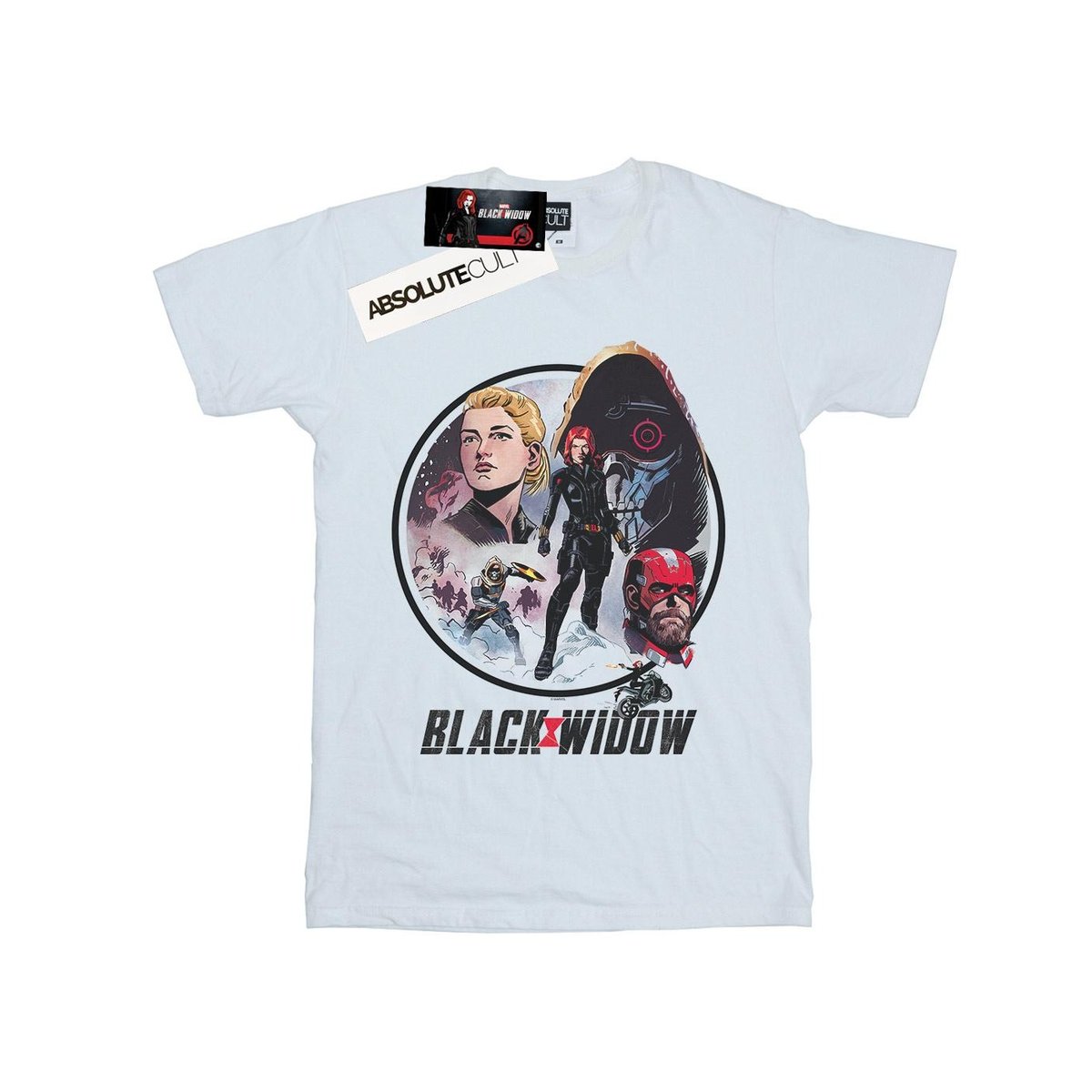 Marvel Męska Koszulka Black Widow Movie Vintage Circle T-Shirt (XXL ...
