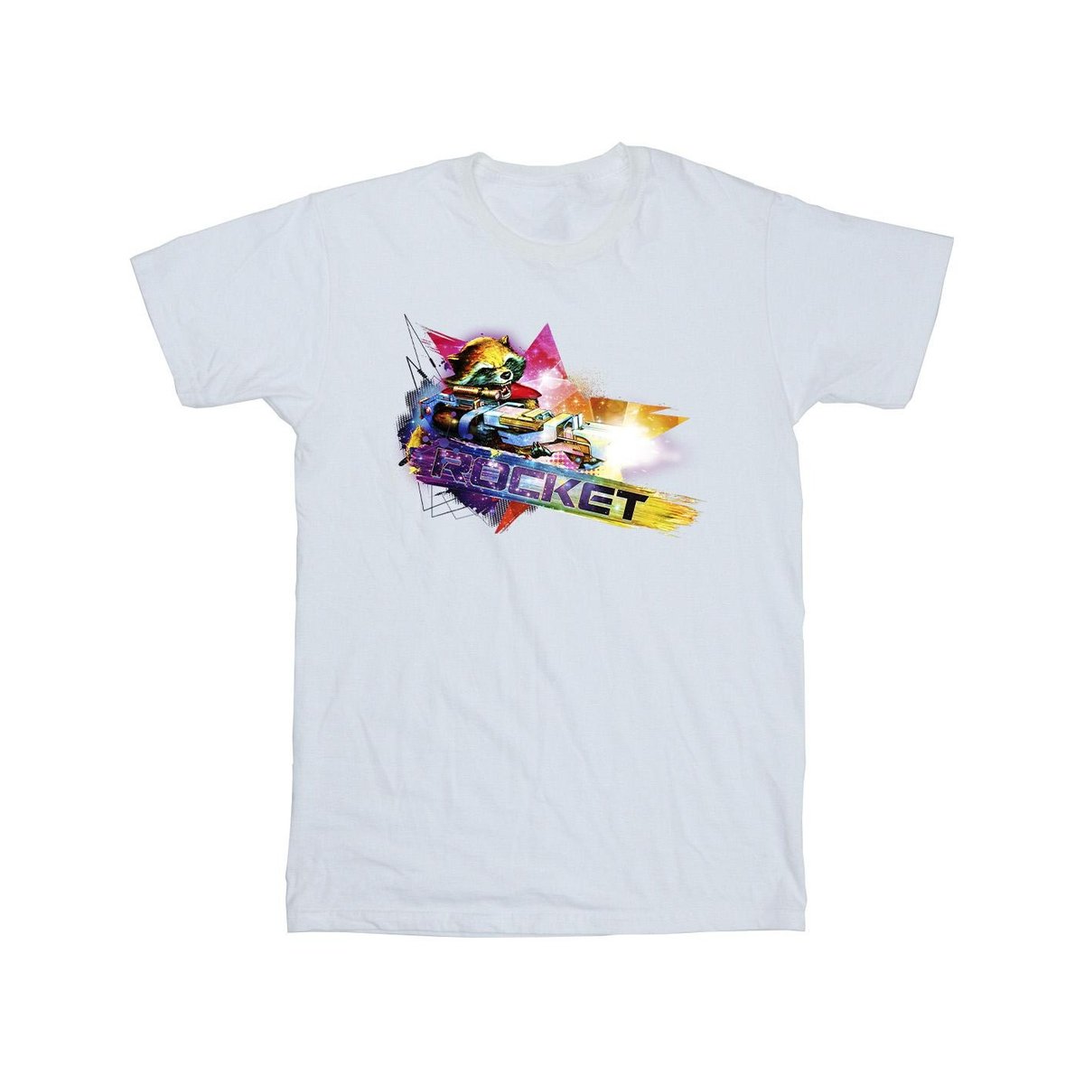 Marvel Męska Koszulka Guardians Of The Galaxy Abstract Rocket Raccoon ...