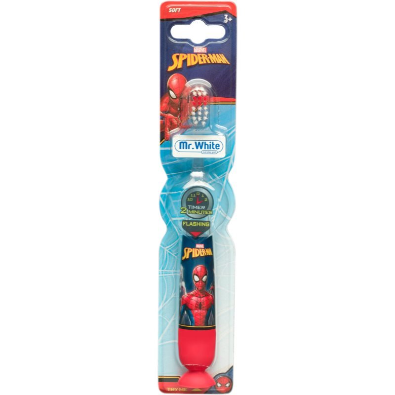 Marvel Spiderman Flashing Toothbrush szczoteczka do zębów soft dla ...