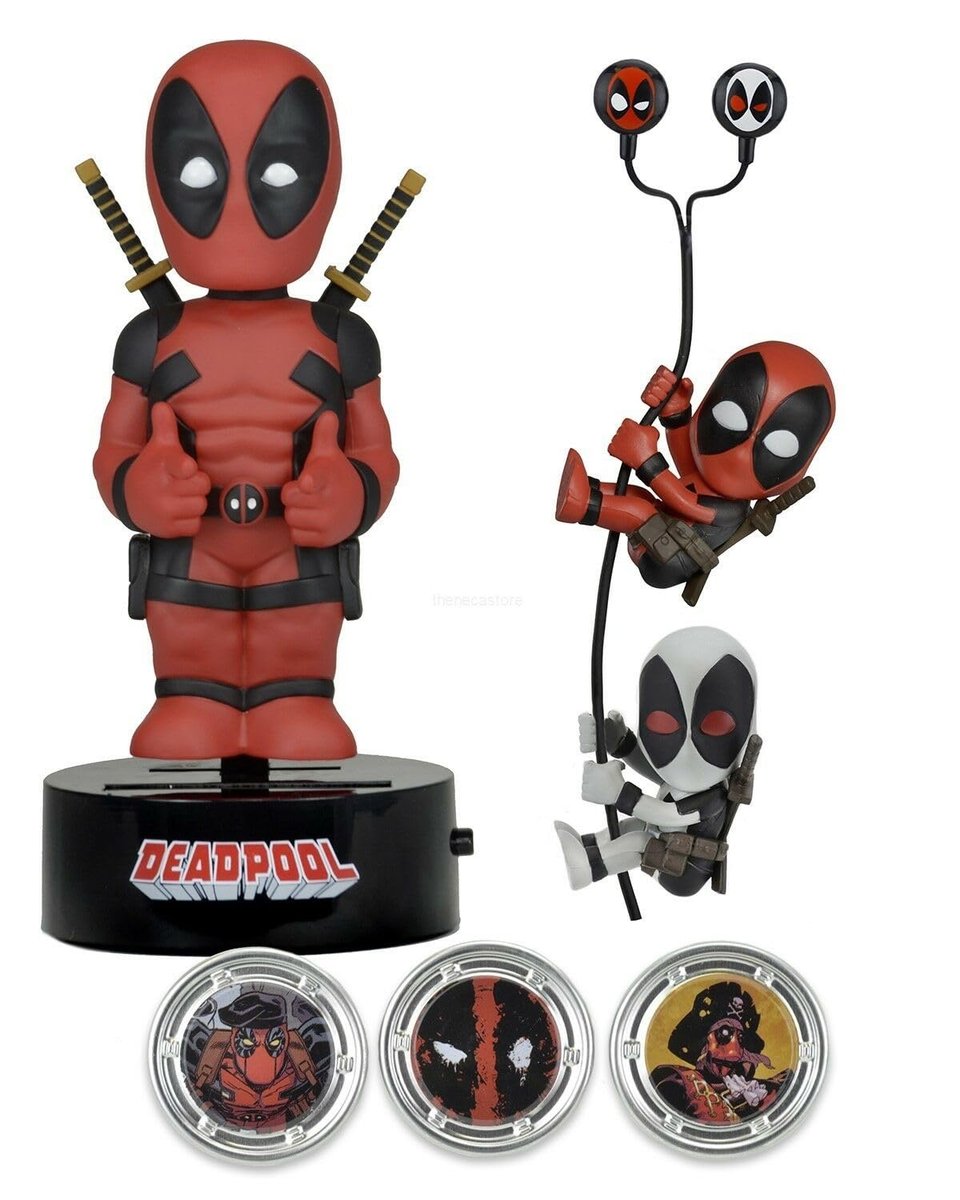 Marvel - Zestaw upominkowy Deadpool (Body Knocker, Scalers, Earbuds ...