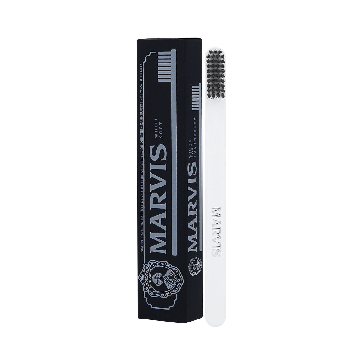 Marvis, Toothbrush, Szczoteczka do zębów Soft, Biały | Sklep EMPIK.COM