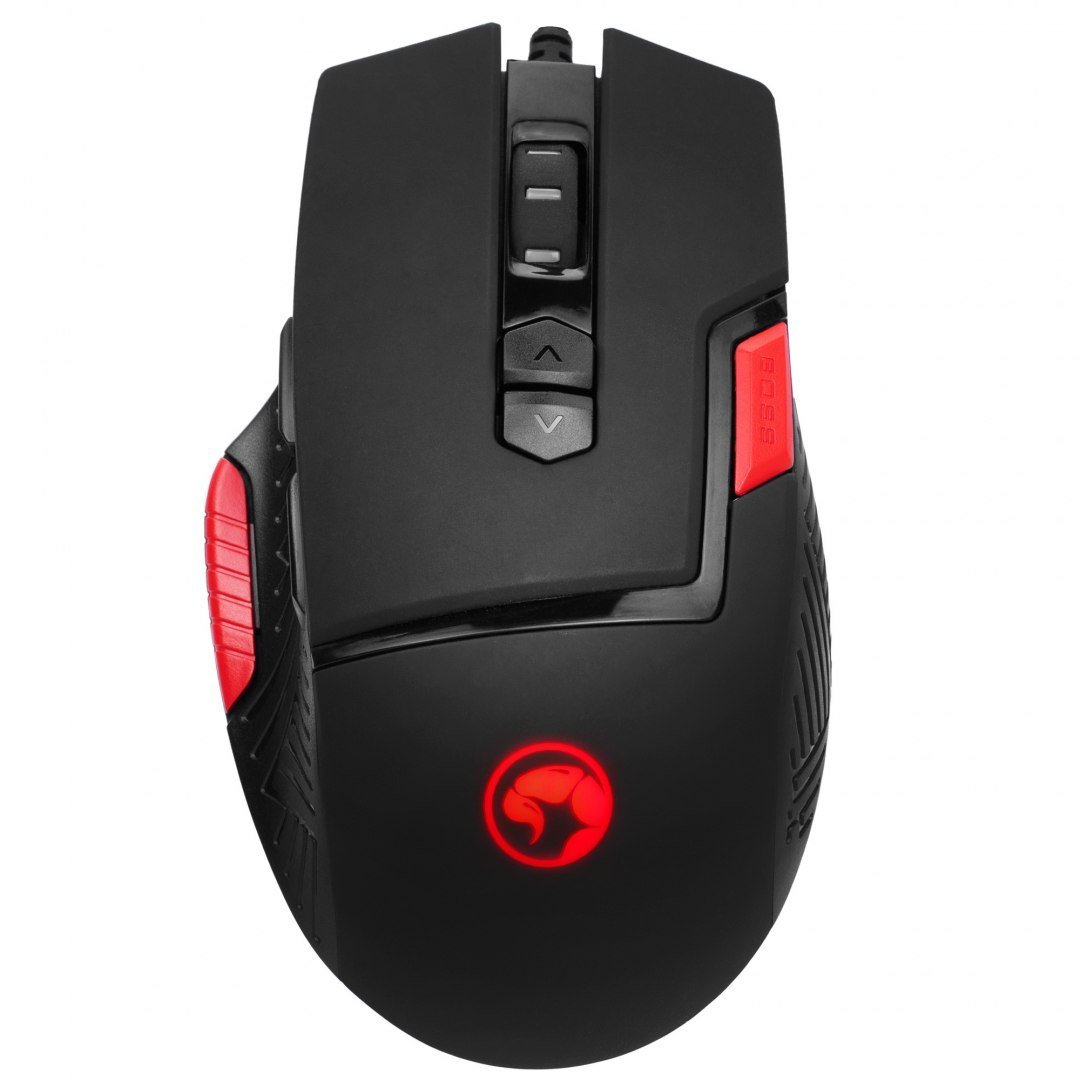 Marvo Mysz M355, 6400Dpi, Optyczna, 9Kl., Przewodowa Usb, Czarna, Do ...