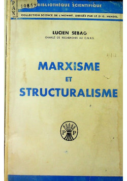 Marxisme et Structuralisme - | Książka w Empik