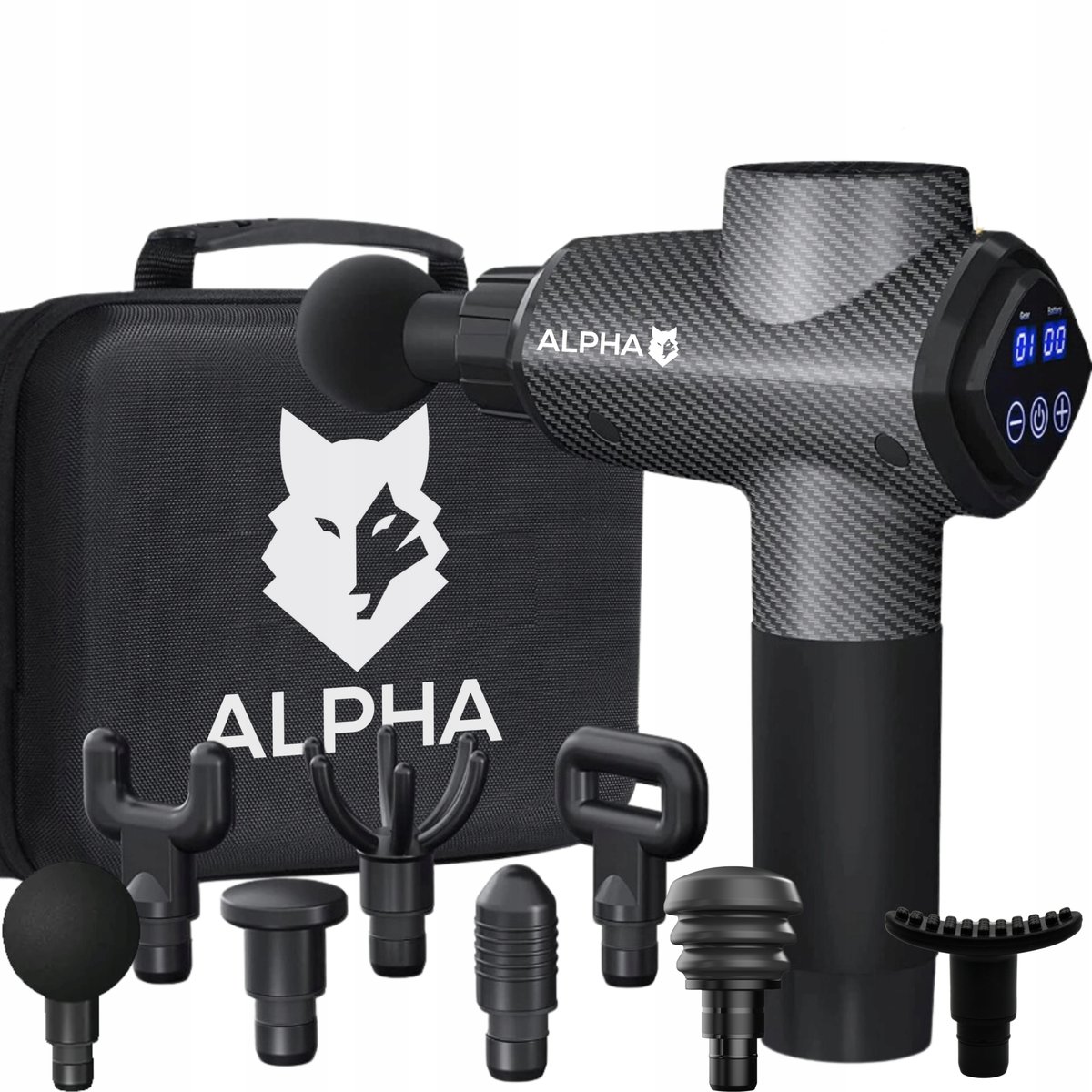 Masażer Alpha Amg-04 Czarny - Alpha | Sport Sklep EMPIK.COM