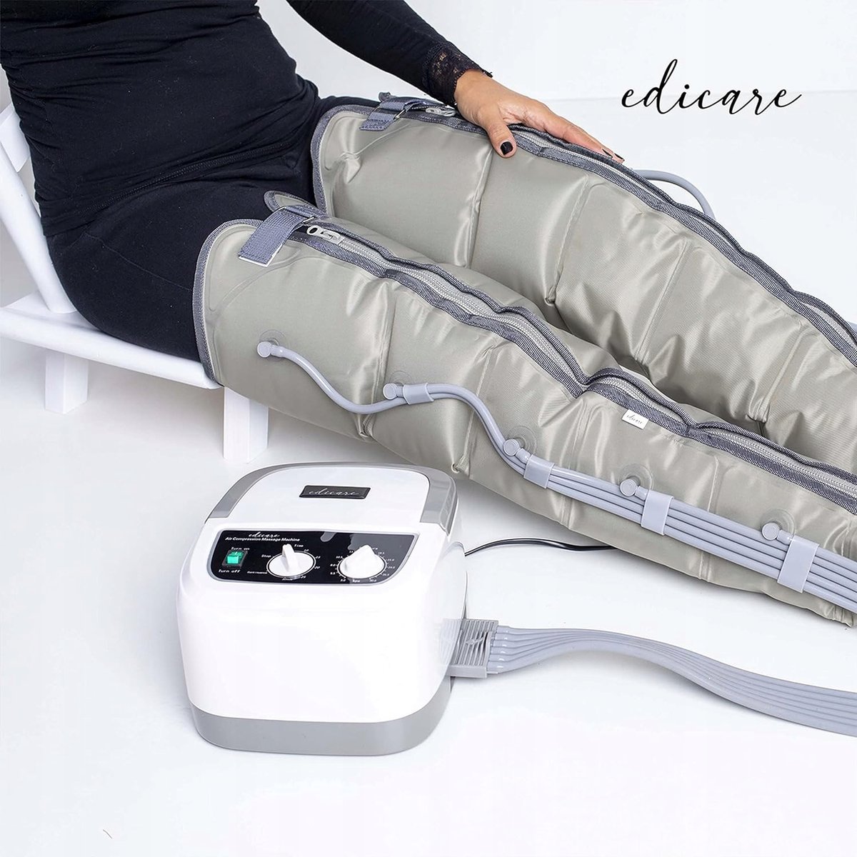 Masazer Nóg Edicare Compression Leg Therapy Szary - brak informacji ...
