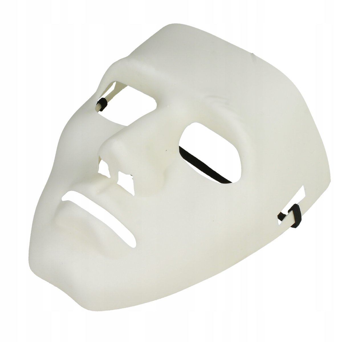MASKA ANONIMA ANONYMOUS ROBOT UFO KOSMITA Z OTWORAMI NA OCZY HALLOWEEN ...