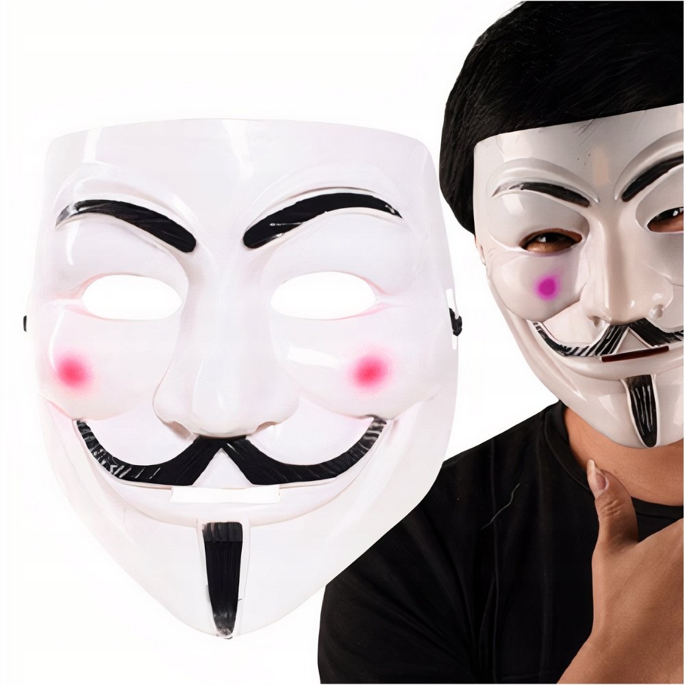 Maska Anonymous Vendetta - Biała Maska Przebranie - doUp. | Przyjęcia i ...