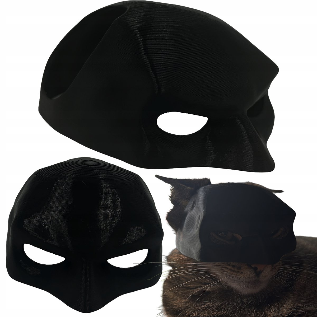 MASKA DLA KOTA BATMAN BAT CAT PRZEBRANIE STRÓJ CAT MASK - LELEMAKERS ...