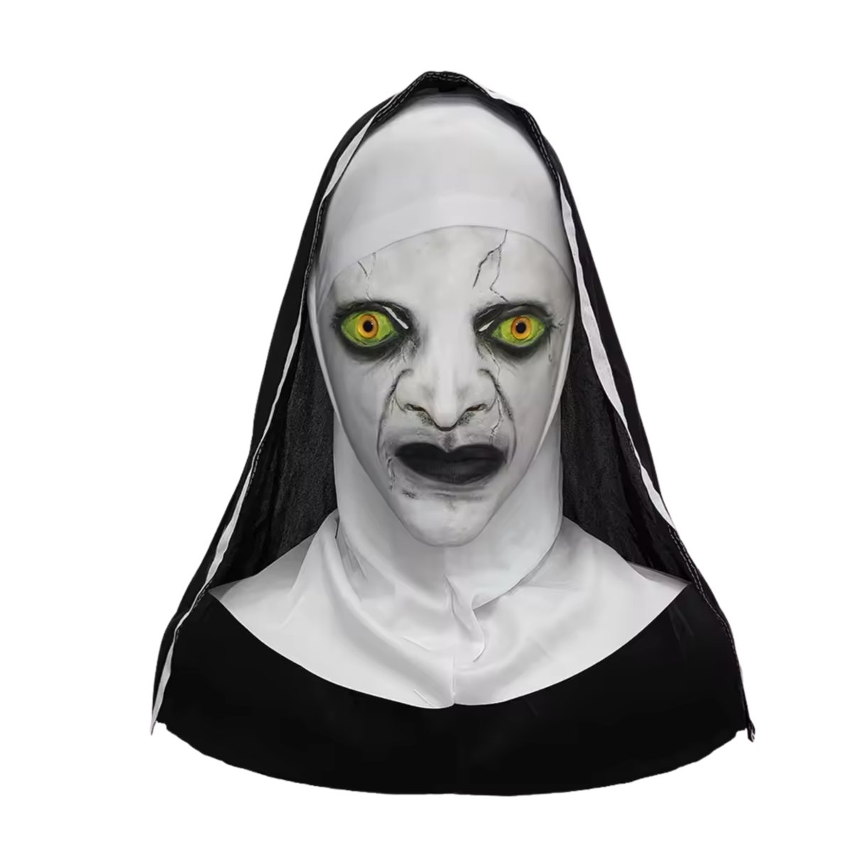 Maska Halloween Zakonnica – Realistyczna Lateksowa Maska Grozy ...