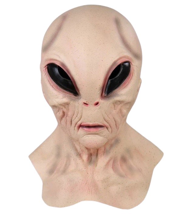 Maska Kosmity Alien Obcy Ufo Kosmita Potwór Lateksowa Halloween Cosplay ...