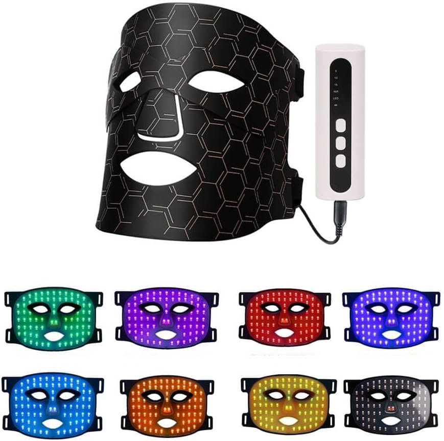 MASKA LED PLASTER MIODU FOTOTERAPIA SKÓRY napinanie zmarszczki 240 led ...